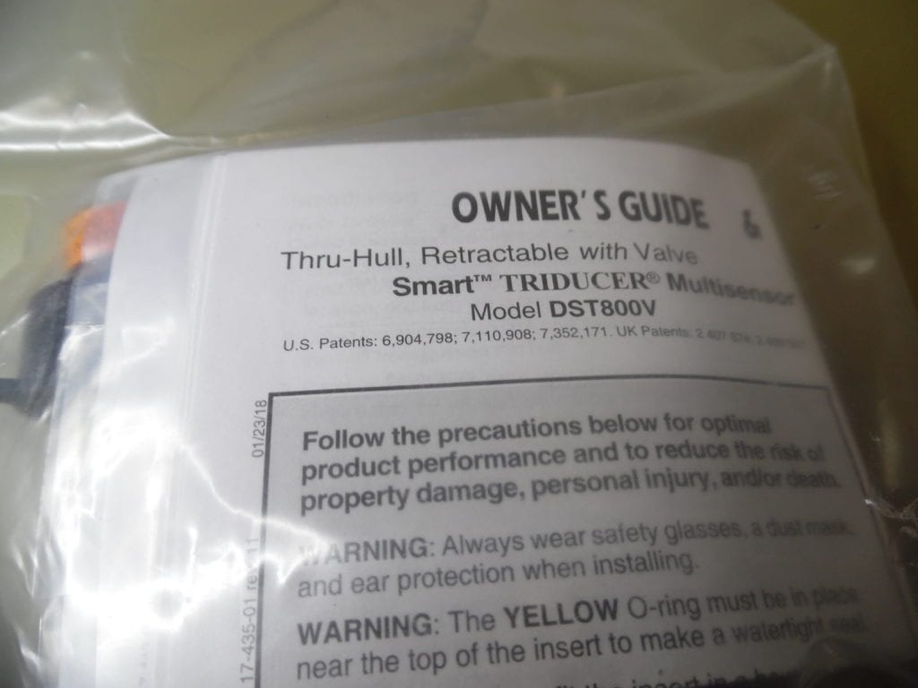 Airmar P617V-DST800 20-478-01 Marine Thru-Hull Transducer Installation ...