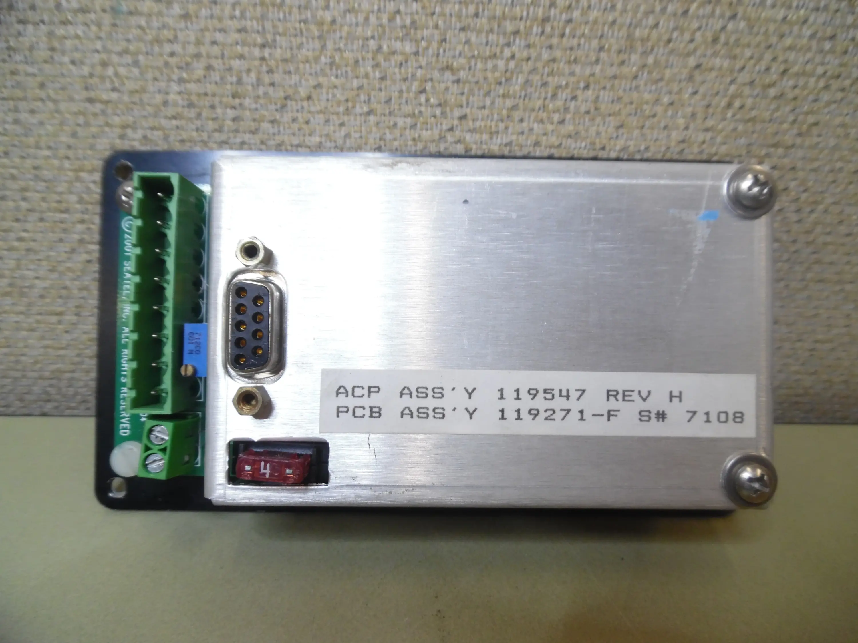 Sea Tel ACP 119547 Marine Satellite TV Antenna Control Panel Unit - Max ...