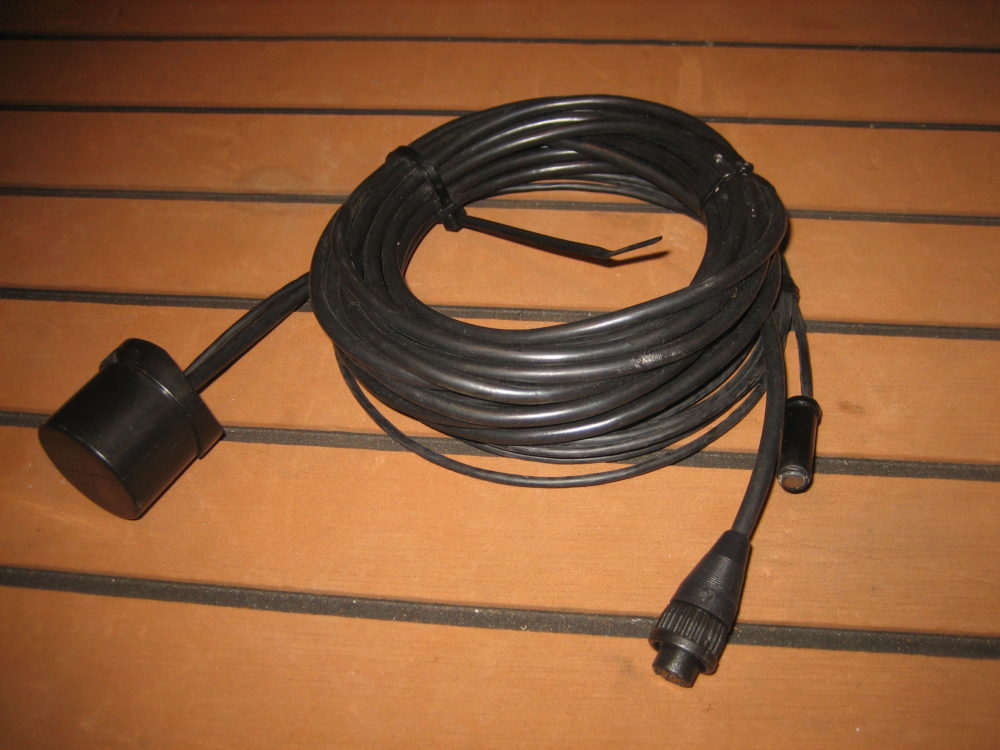 Zercom? TCID-UT-01-00 20' Trolling Motor Mount Transducer +Temp Sensor ...