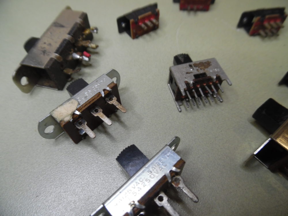 Alpha / UID Micro Slide Switch Switches - LOT OF 9 - Max Marine Electronics