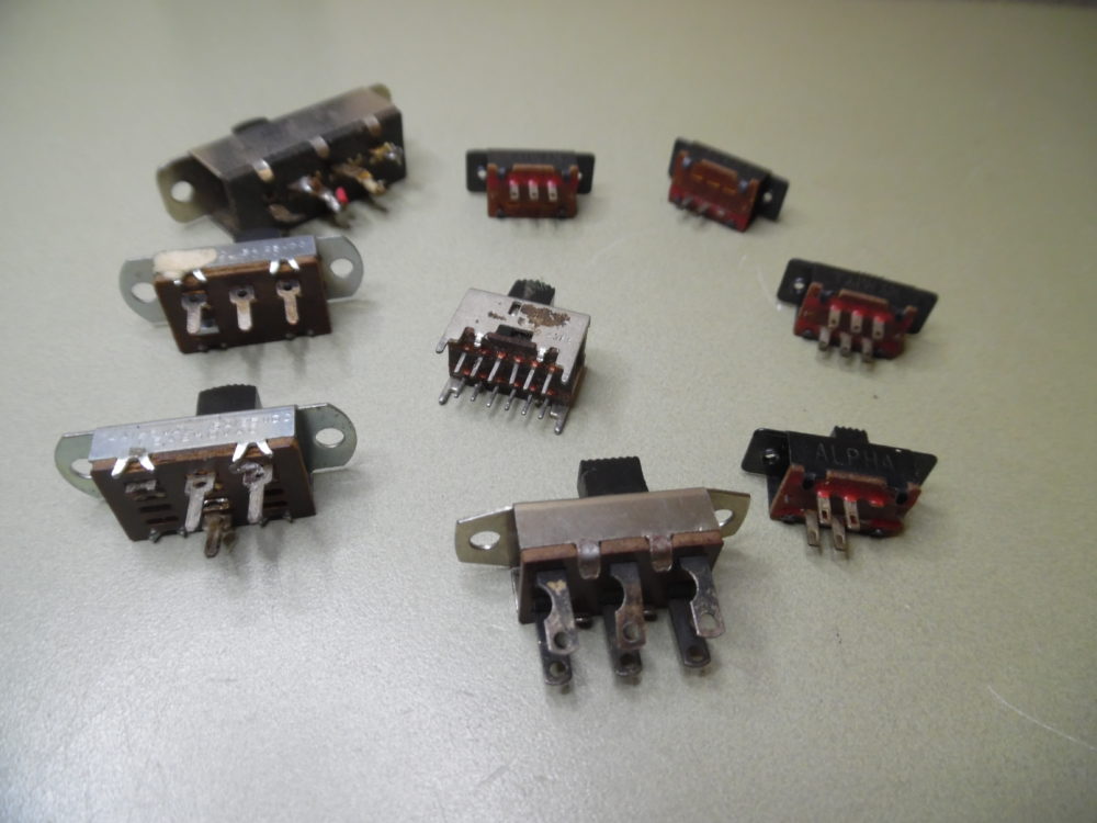 Alpha / UID Micro Slide Switch Switches - LOT OF 9 - Max Marine Electronics