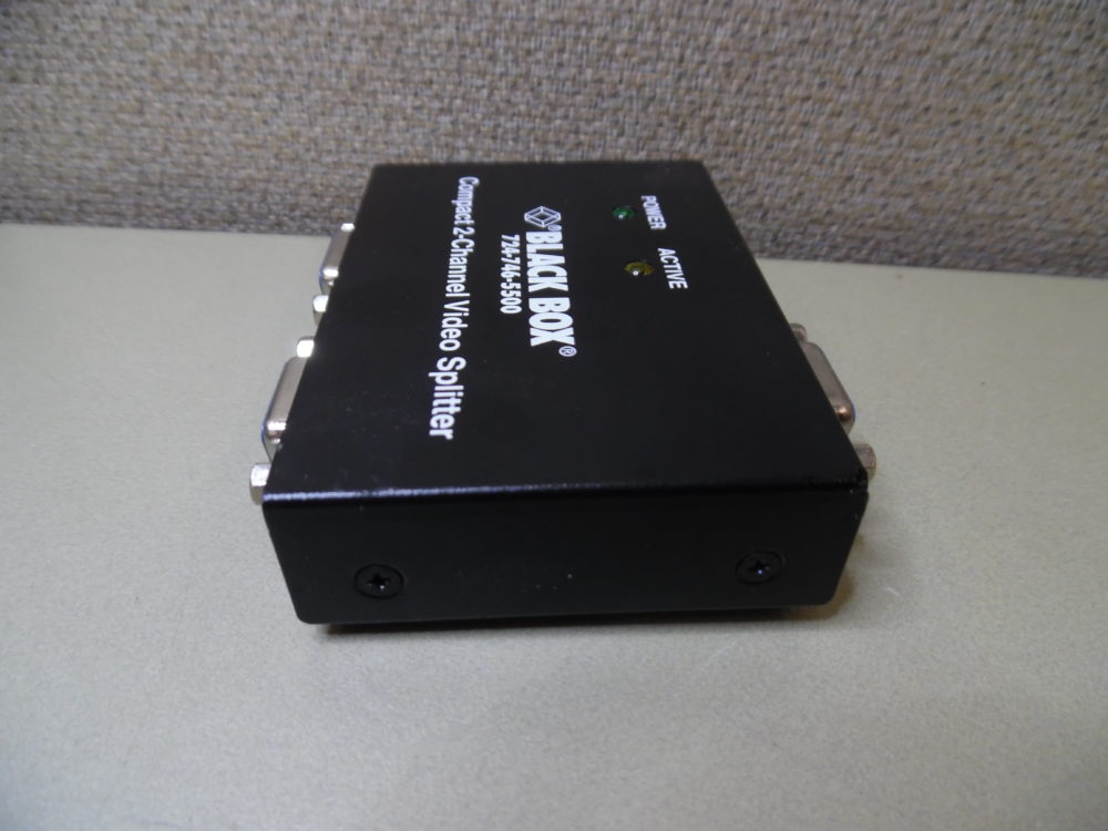 BLACK BOX 2-CHANNEL COMPACT VIDEO SPLITTER - Max Marine Electronics