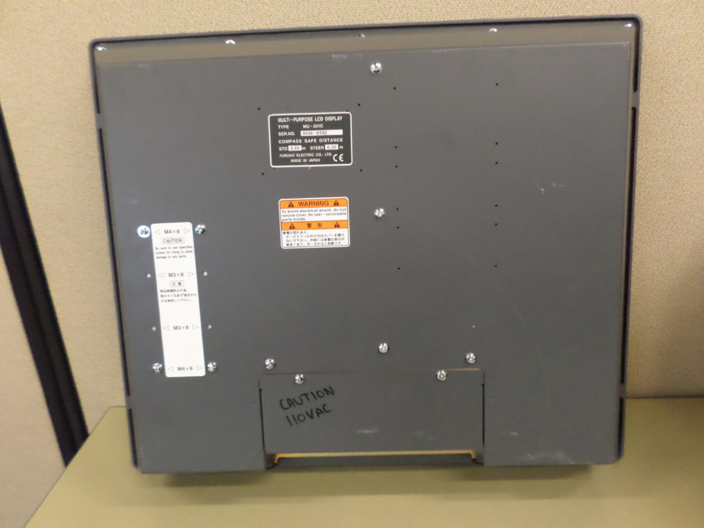 Furuno 20" MU-201c Color Sunlight Viewable Marine Monitor 100 - 230VAC ...