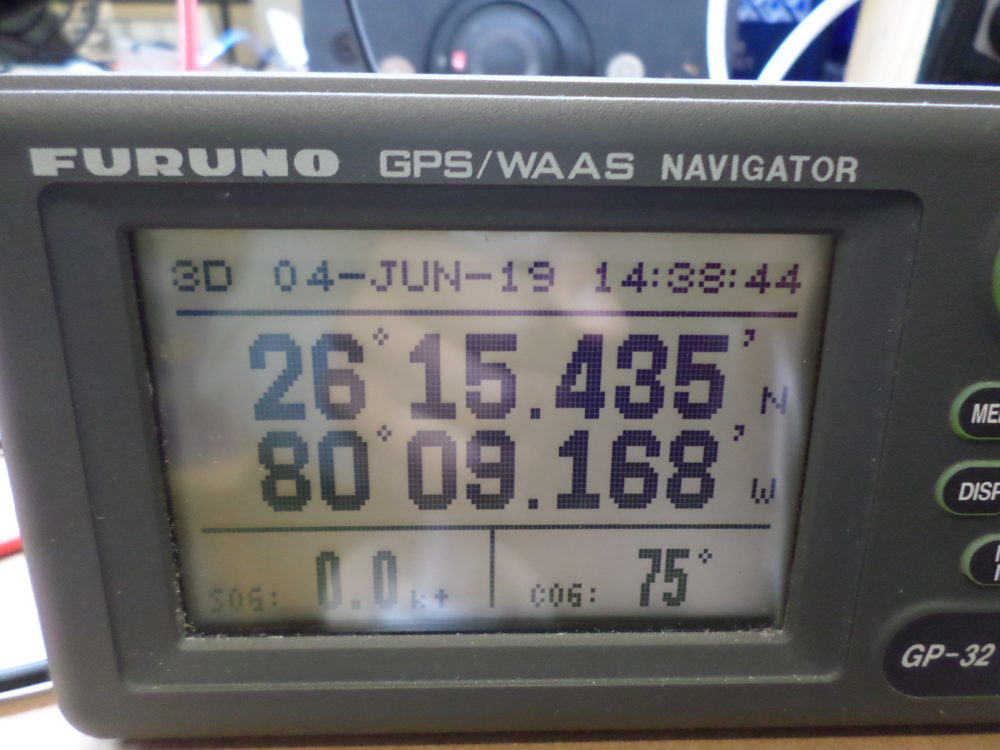 Furuno GP-32 GPS/WAAS Navigator Display - Great Condition w/ Sun Cover ...