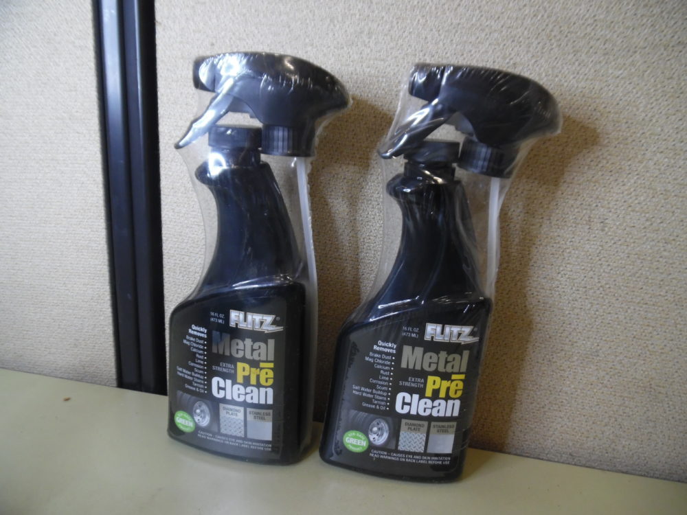 (2) Flitz Metal Pre-Clean Polish Aluminum SS Chrome Cleaner 16 FL OZ ...