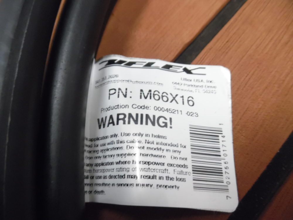 Uflex M66-X16 Rotary Replacement Steering Cable 16' - Max Marine ...