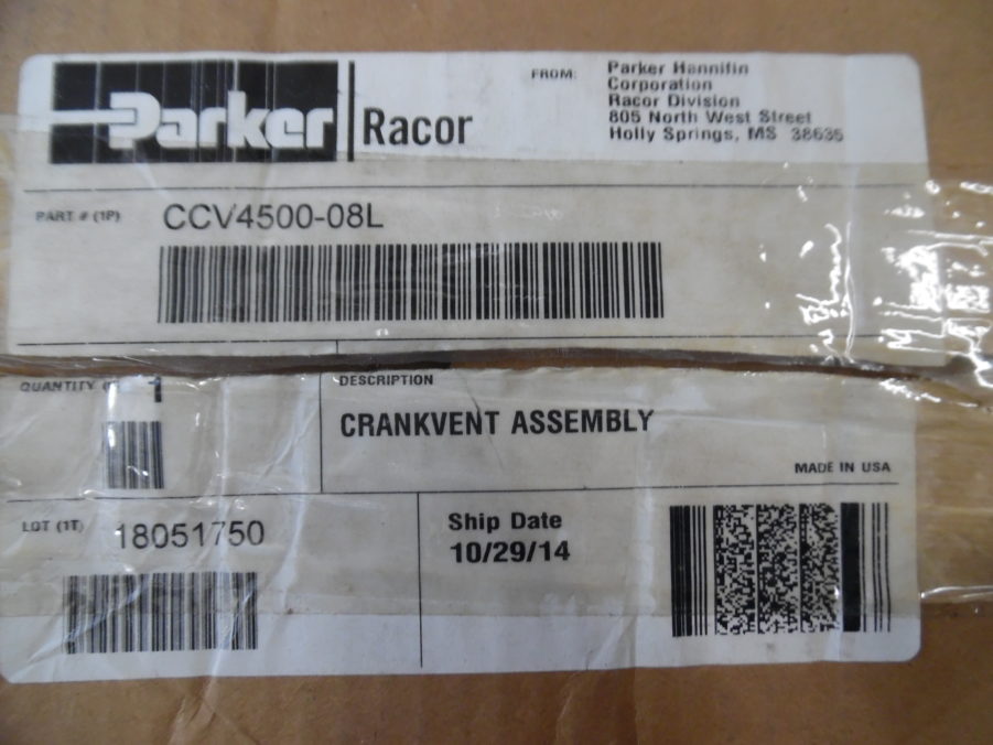 Parker Racor CCV4500-08L Crankcase Ventilation System - Max Marine ...