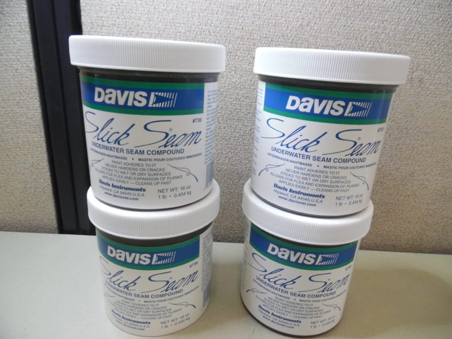 Davis Instruments 730 16oz Slick Seam Underwater Seam Compound -LOT OF ...