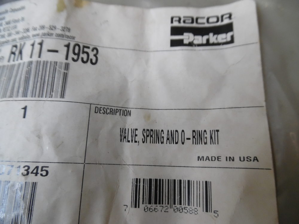 Parker Racor RK11-1953 Valve Spring and O-Ring Kit - Max Marine Electronics