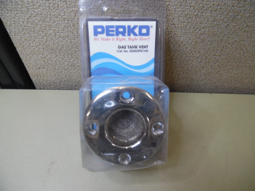 PERKO 0505DP0CHR GAS FUEL TANK VENT CHROME BRONZE - Max Marine Electronics