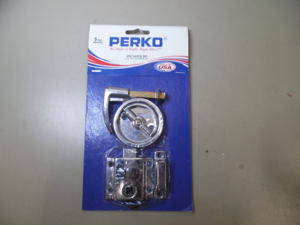 Perko 1279DP0CHR RIM LATCH SET - FREE US SHIPPING - Max Marine Electronics
