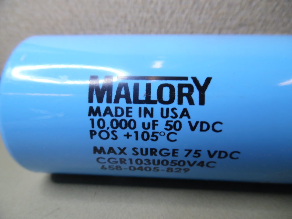 MALLORY CGR103U050V4C CAPACITOR 10000 MFD 50 VDC CAP-10-50 - Max Marine ...