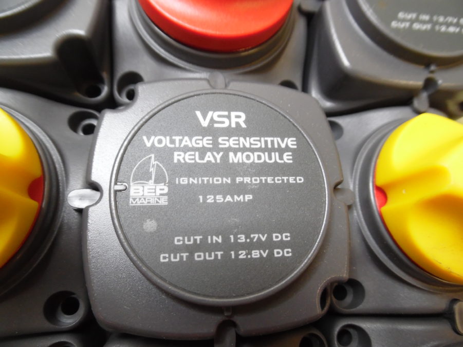 BEP VSR Marine Boat Triple Outboard Engine Battery Distribution Cluster ...