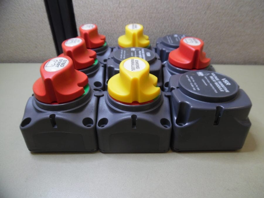 BEP VSR Marine Boat Triple Outboard Engine Battery Distribution Cluster ...