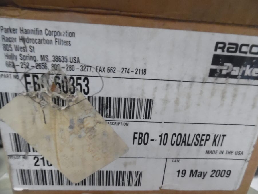 Parker Racor FBO 60353 Pre Filter Element 10 Micron FBO-10COAL/SEP KIT ...