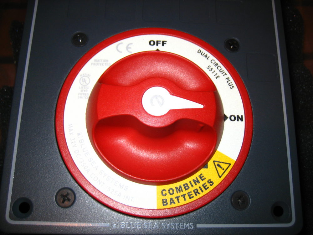 Blue Sea Systems Dual Battery Single Engine Main Distribution Panel ...