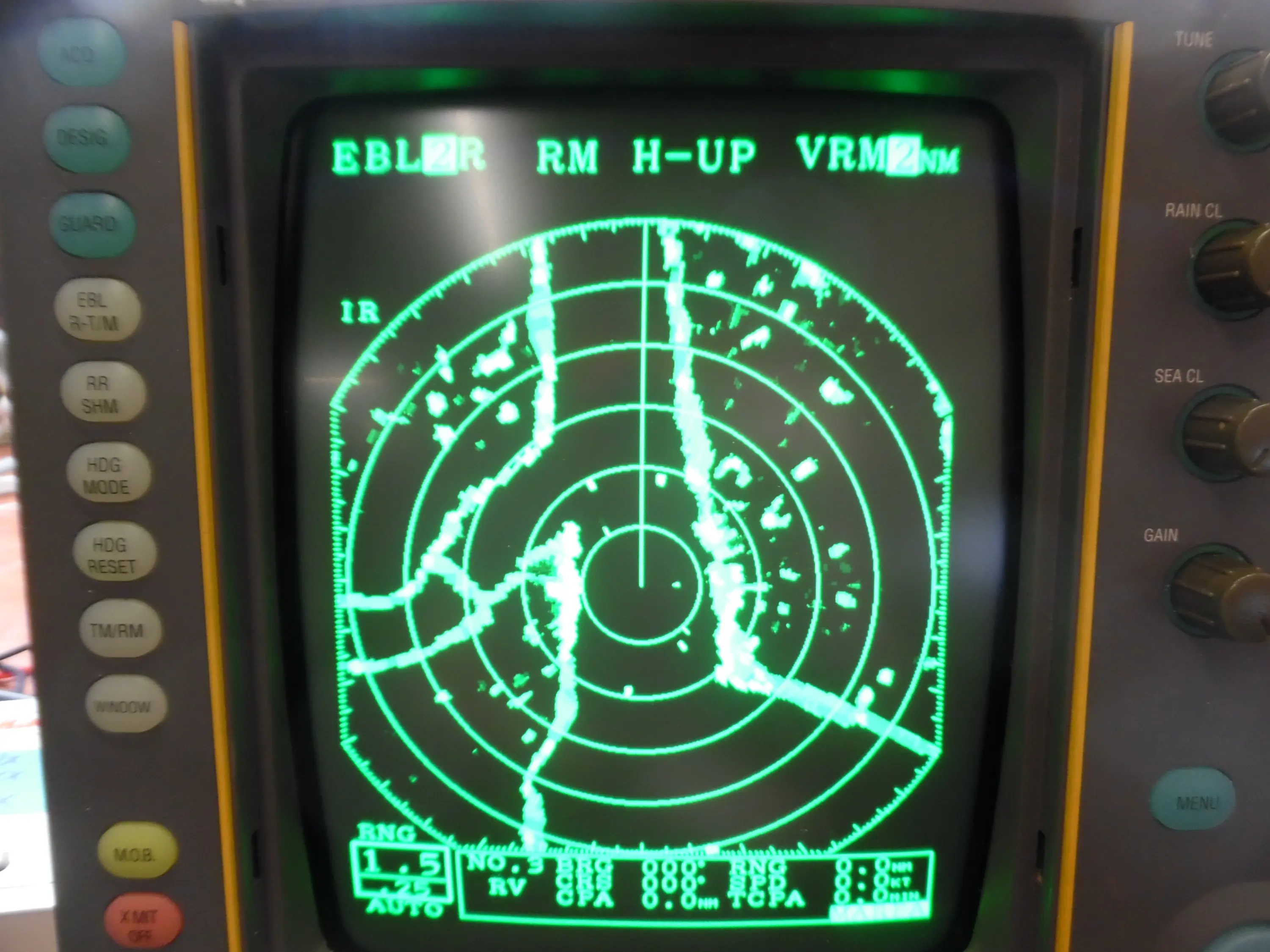 Raytheon R40XX Raster Scan Radar Display M92547 For 4KW Dome Radar ...