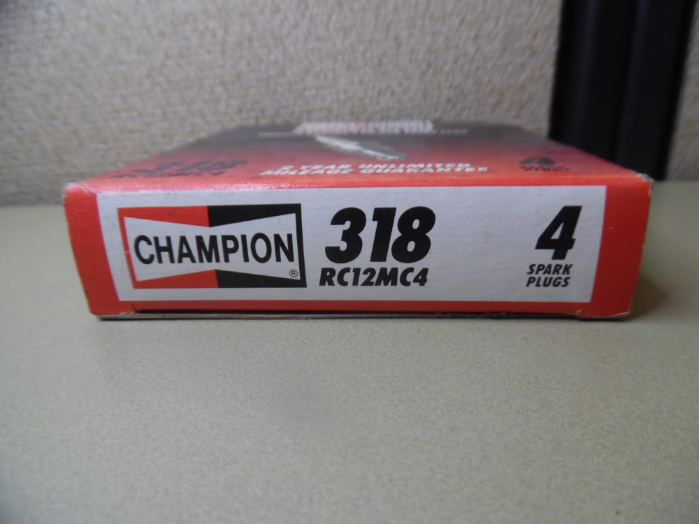 Lot of 4 QTY4 CHAMPION 318 RC12MC4 COPPER PLUS SPARK PLUGS - 4 Pack Box ...