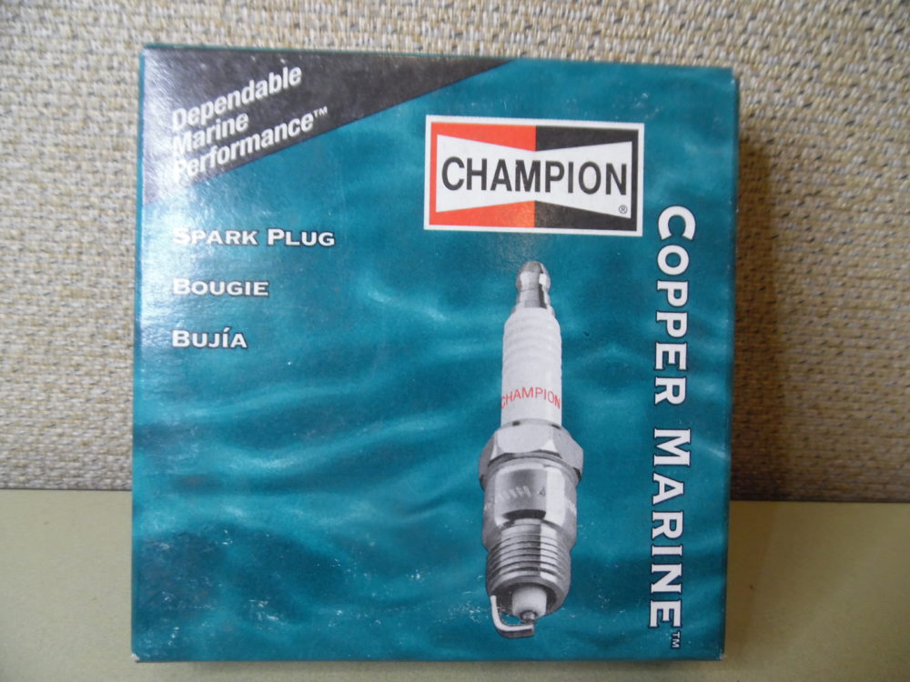 (4) CHAMPION 876M QL76V COPPER MARINE SPARK PLUGS - FREE US SHIPPING ...