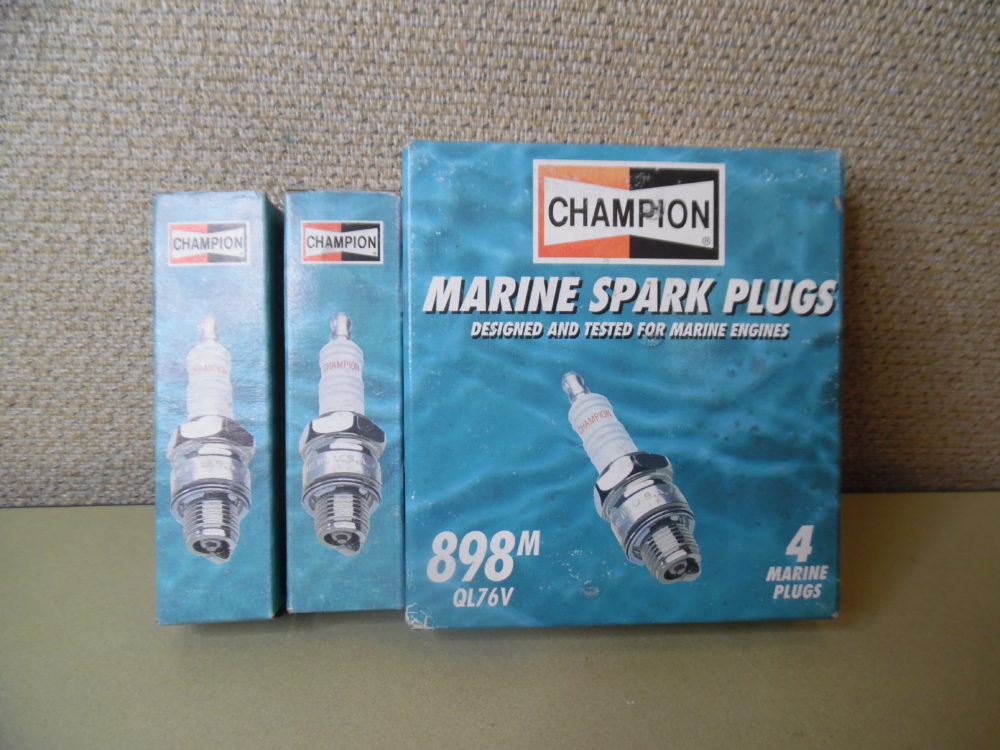 (6) CHAMPION 898M QL76V COPPER MARINE SPARK PLUGS - FREE US SHIPPING ...