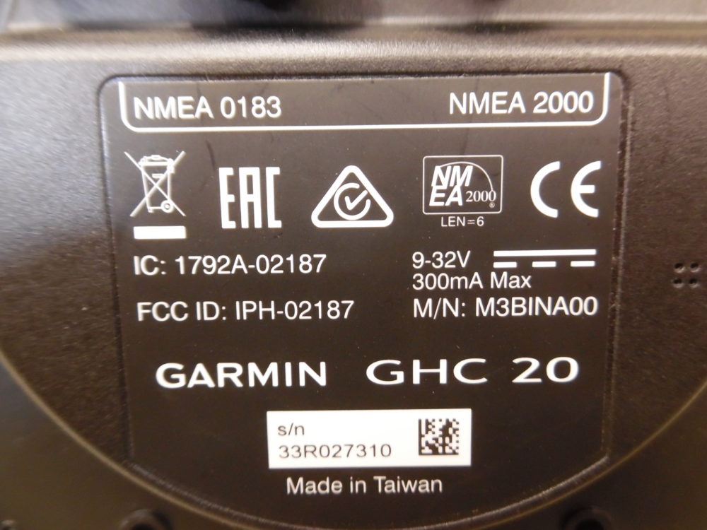 NEW OLD STOCK/OUT OF BOX Garmin GHC 20 Autopilot Head/Display Unit ...