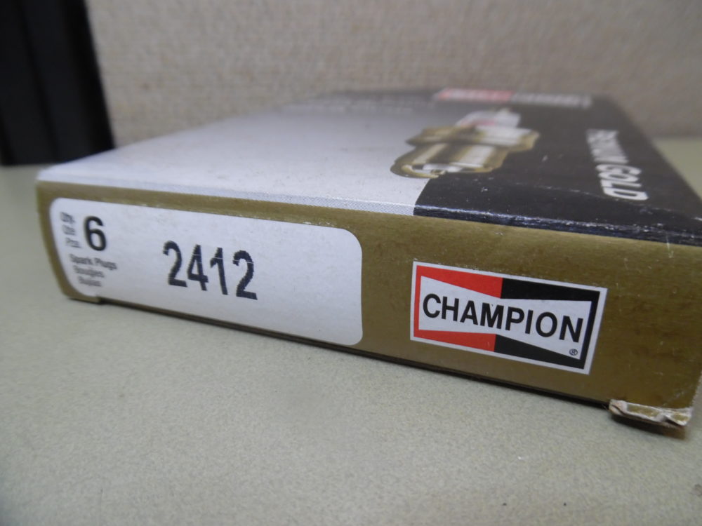 QTY 6 Lot of CHAMPION 2412 PREMIUM GOLD SPARK PLUGS - 6 Pack Box - Max ...