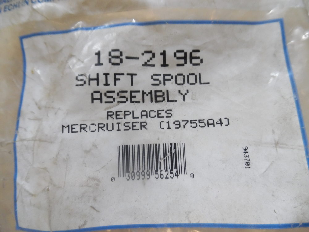 SIERRA 18-2196 SHIFT SPOOL ASSEMBLY REPLACES MERCRUISER 19755A4 - Max ...