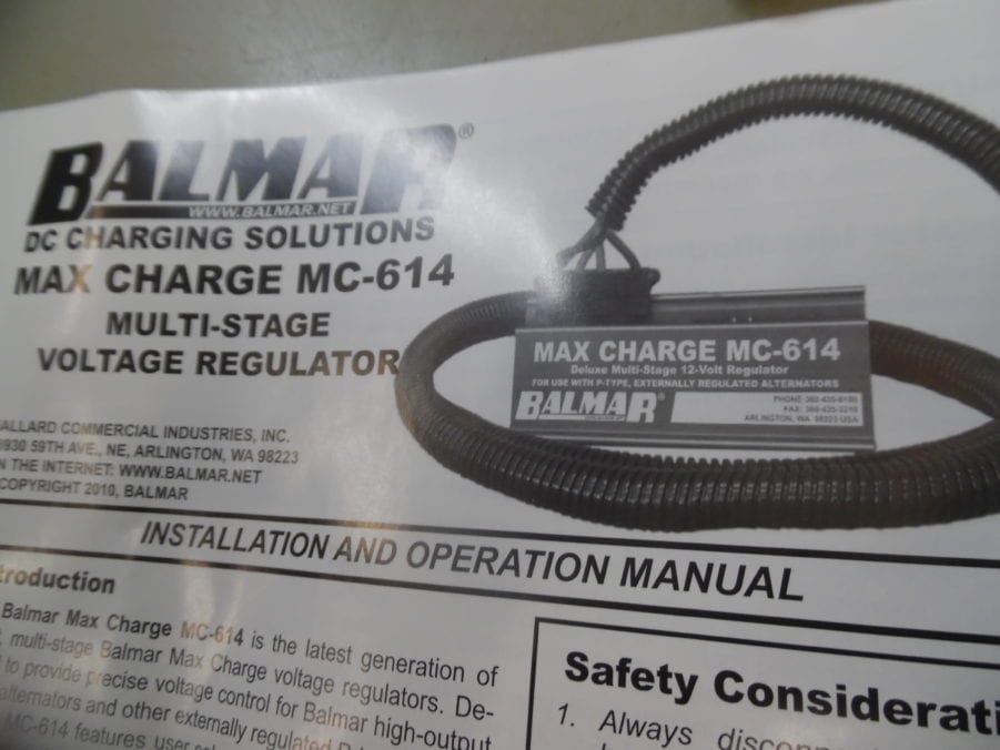 Balmar MC-614-H Max Charge MC614 Multi-Stage Regulator w/ Harness - Max ...