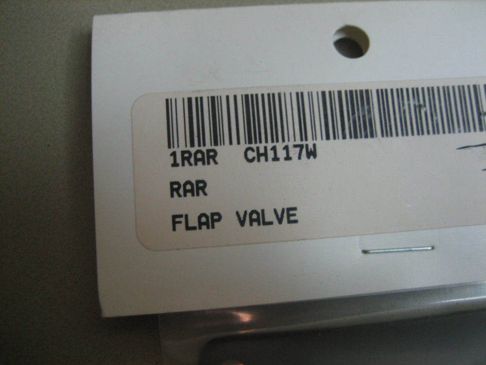 RARITAN CH117W BOAT MARINE TOILET Flapper Flap Valve Assembly - Max ...