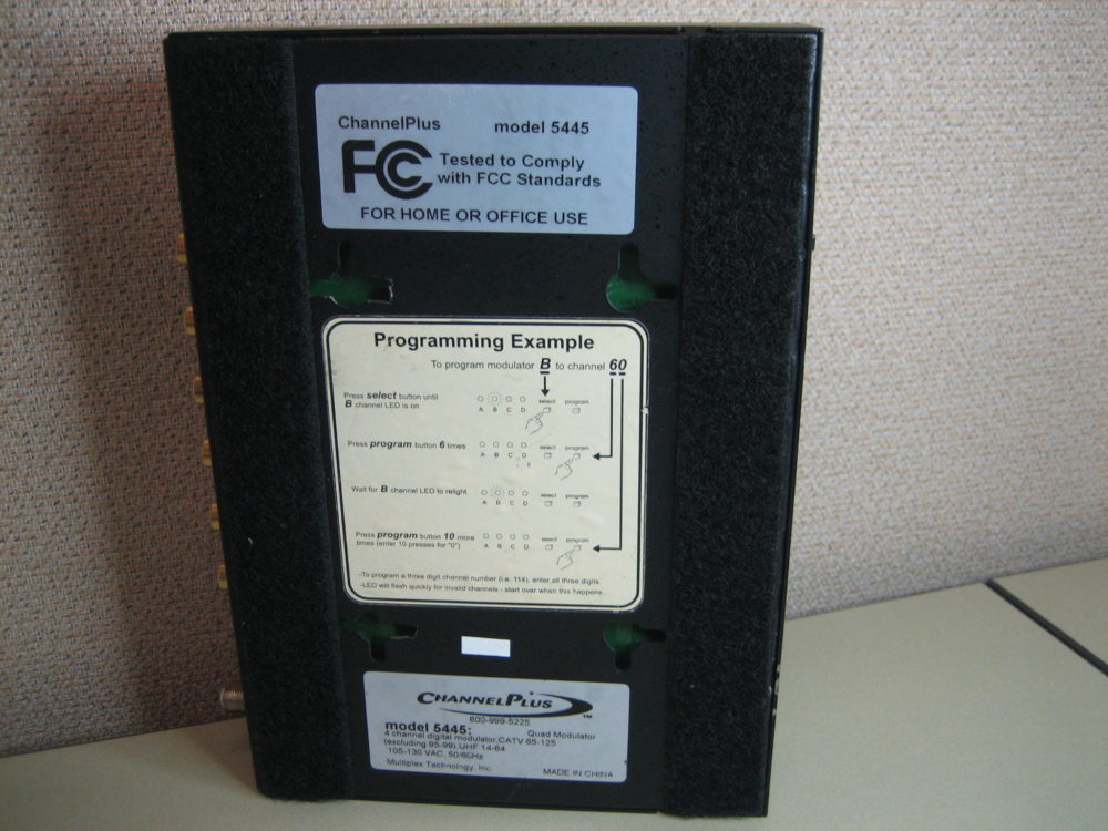 CHANNEL PLUS 5445 Digital QUAD Modulator - Free US Shipping - Max ...