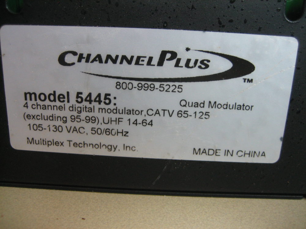 CHANNEL PLUS 5445 Digital QUAD Modulator - Free US Shipping - Max ...