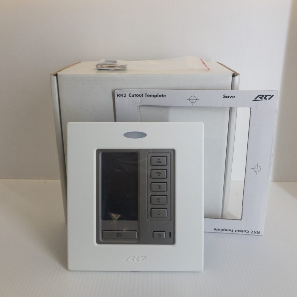 RTI RK2 In-Wall Touch Panel Metallic Gray 20-210050-10 New Old ...