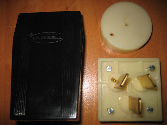 Hubbell 7977 3 Pole 3 Wire Angel Cap 50 Amp 125 / 250V - Free Shipping ...