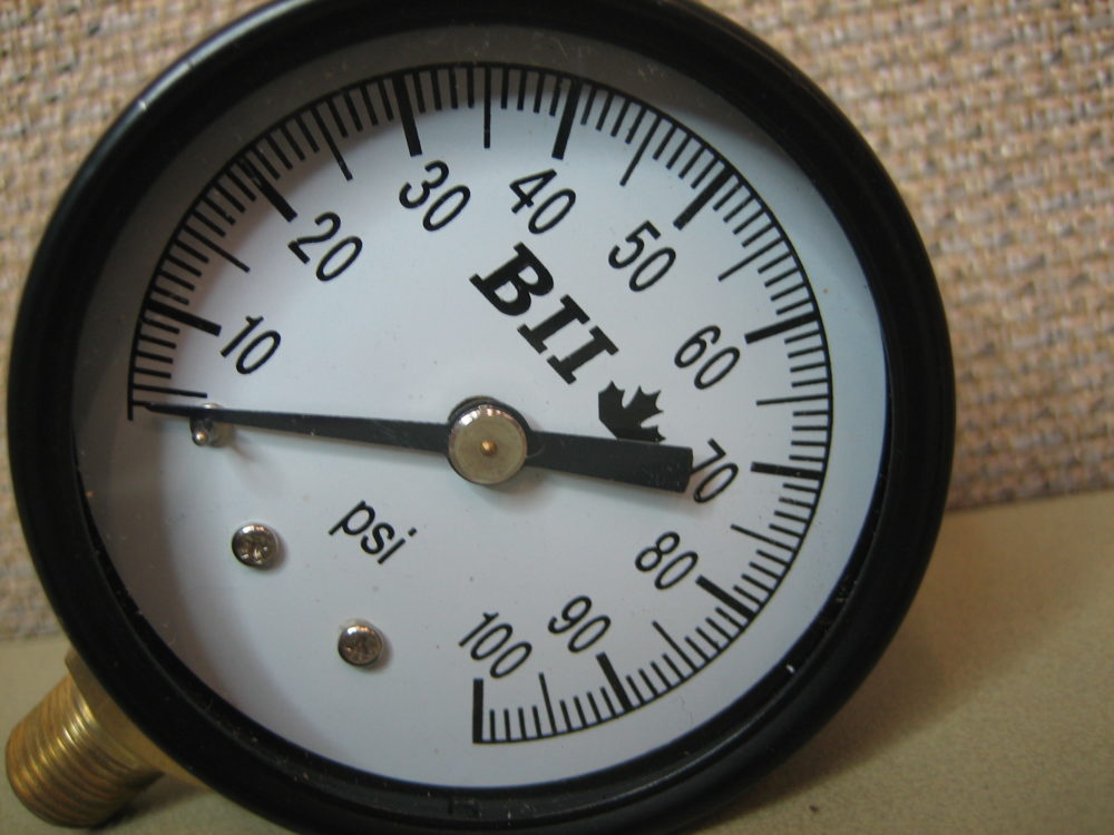 BII 0-100 PSI Pressure Gauge 2" - FREE US SHIP - Max Marine Electronics