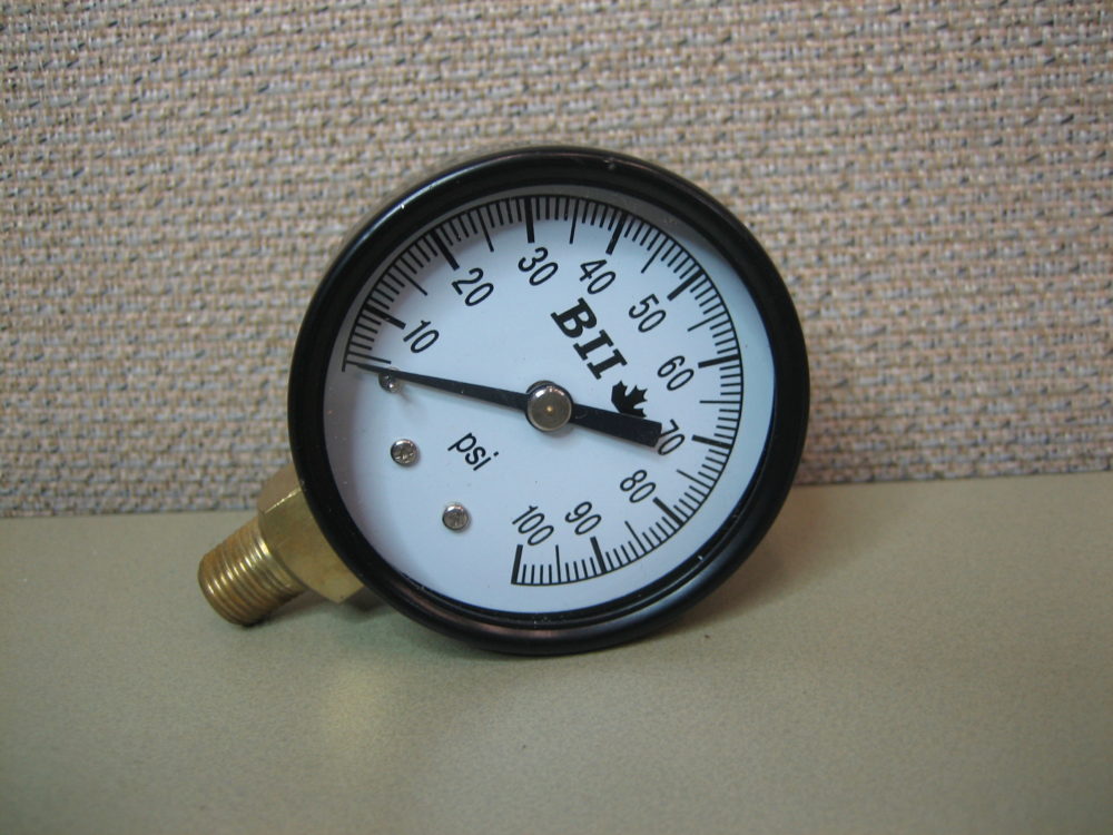 BII 0-100 PSI Pressure Gauge 2" - FREE US SHIP - Max Marine Electronics