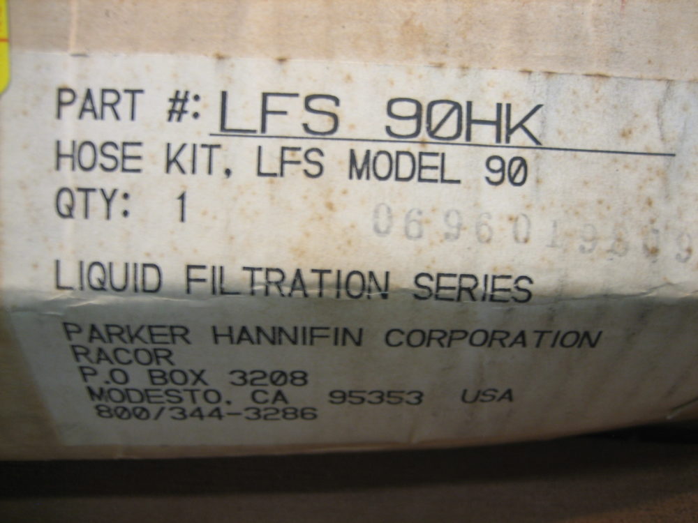 Parker Racor LHF 90HK Transportation Hose Kit for Liquid Filtration ...