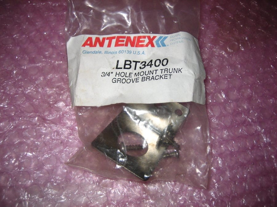 Antenex / Laird LBT3400 3/4" Hole Mount Trunk Groove L Bracket -New ...