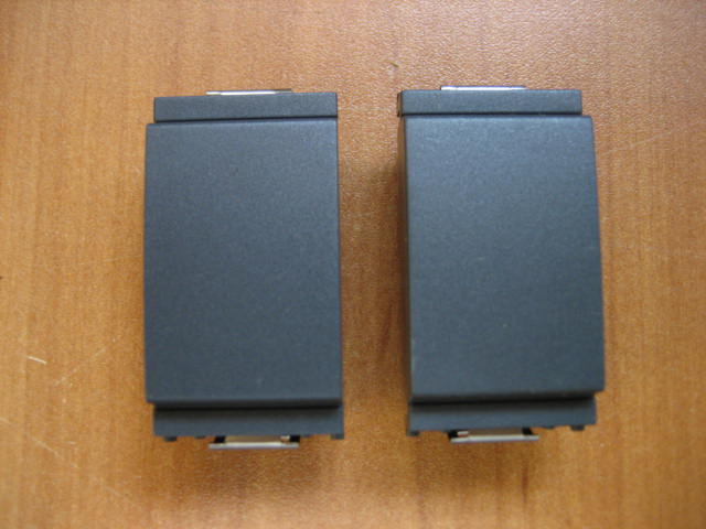Vimar Idea 16542 Smooth Gray Hole Cover Set of 2 - Free Shipping - Max ...