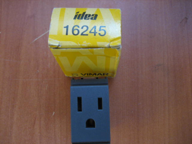 Vimar Idea 16245 15 A/127 V Socket Outlet -Gray - Free Shipping - Max ...