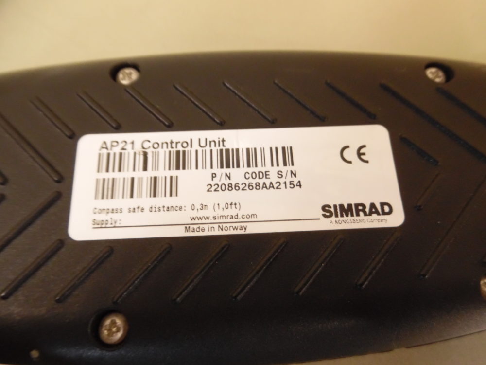 Simrad AP21 Handheld Autopilot Control Head - EXCELLENT CONDITION ...