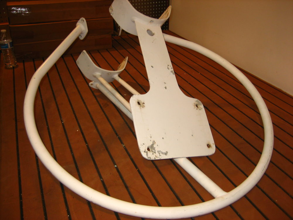 Radar Mast Mount & Sail Guard f/ Raymarine 18" Domes RD218 RD418D ...