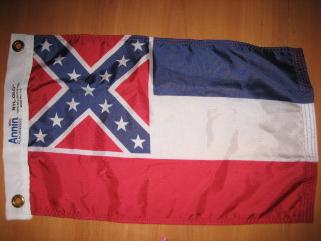 Annin Nyl-Glo 12X18 inch Nautical Flag - Mississippi State - FREE US ...