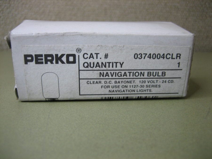 PERKO 374-4 REPLACEMENT BULB FOR 1127-30 Series / 0374004CLR 30W 120V ...