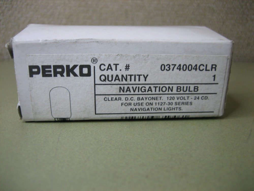 PERKO 374-4 REPLACEMENT BULB FOR 1127-30 Series / 0374004CLR 30W 120V ...