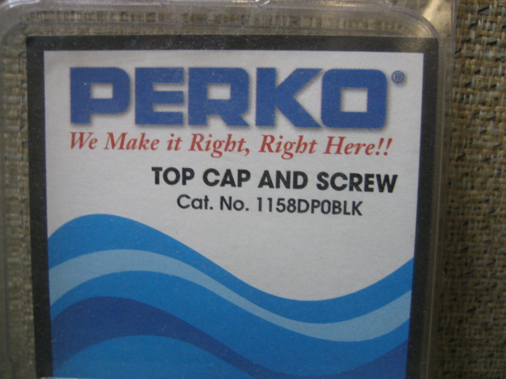 Perko 1158DP0BLK Top Cap and Screw f/ 1178 / 1201 Combination MastHead ...