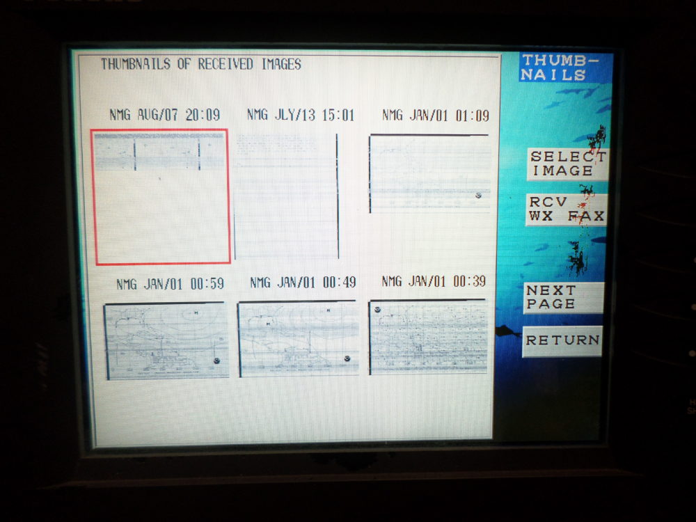 Furuno FAX-30 Weatherfax/Navtex Receiver w/ Power +Network Cables ...