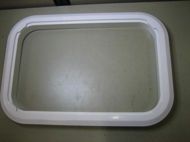 Bomar Pompanette Screen Portlight Hatch Trim Ring WHITE Cutout 14-5/8 ...