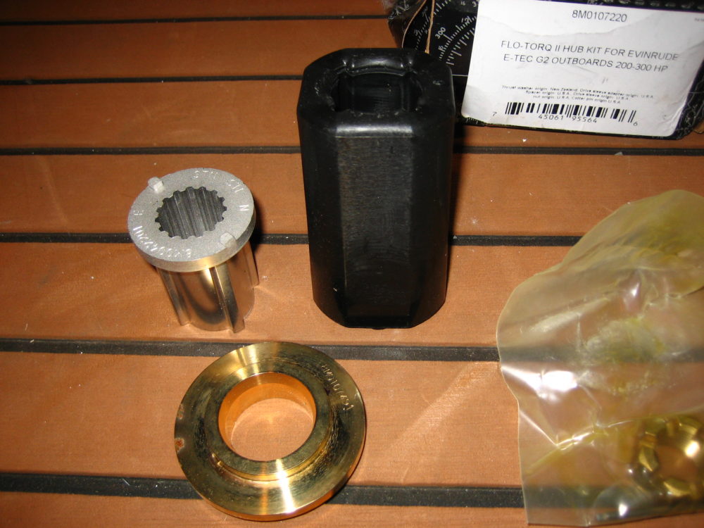 Mercury NEW GENUINE OEM 8M0107220 Flo Torq II Hub Assembly Kit for ...