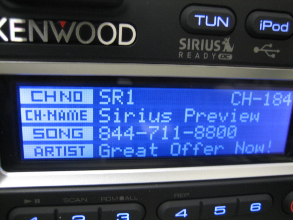 Sirius Satellite Radio SCC1 Vehicle Tuner w/ 5' Cable - TESTED! - Max ...