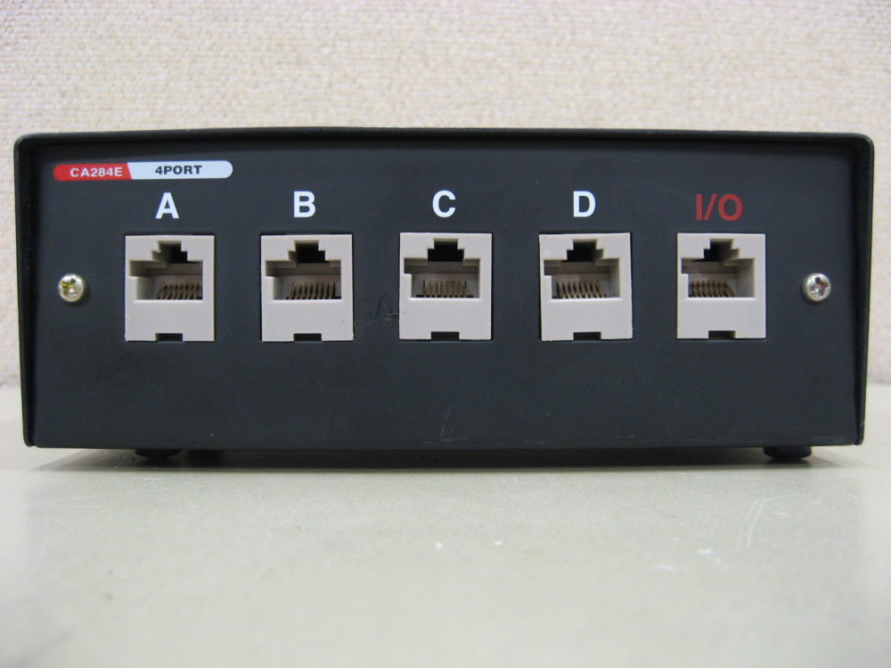 AV Link RJ45 Cat5 4-Port Network Premium Dataswitch - Max Marine ...